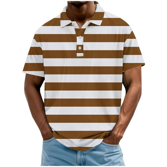 WRKEKC Mens Short Sleeve Button Down Shirts Casual Loose Button Turn ...