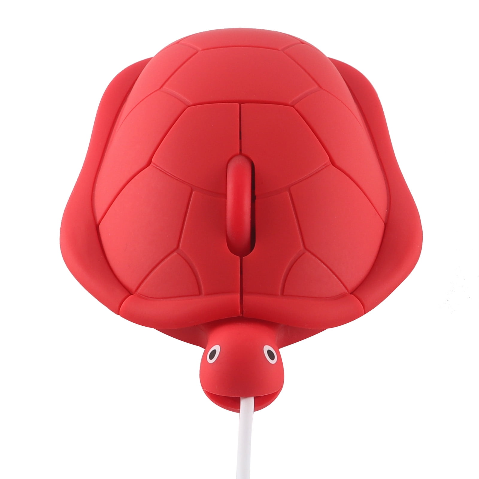 WRKEKC Mouse USB Wired Mouse Cute Tortoise-Shaped Optical Mouse Red ...