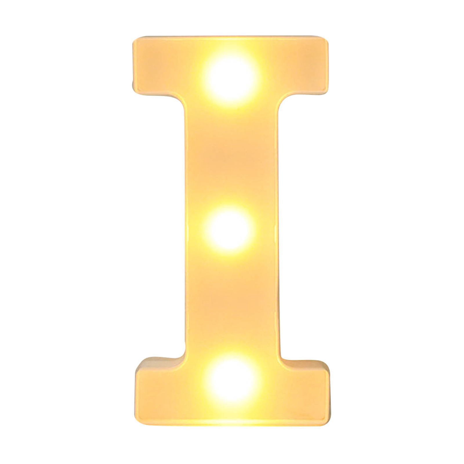 WRKEKC Room Decor Clearance Alphabet Led Letter Lights Light Up White ...