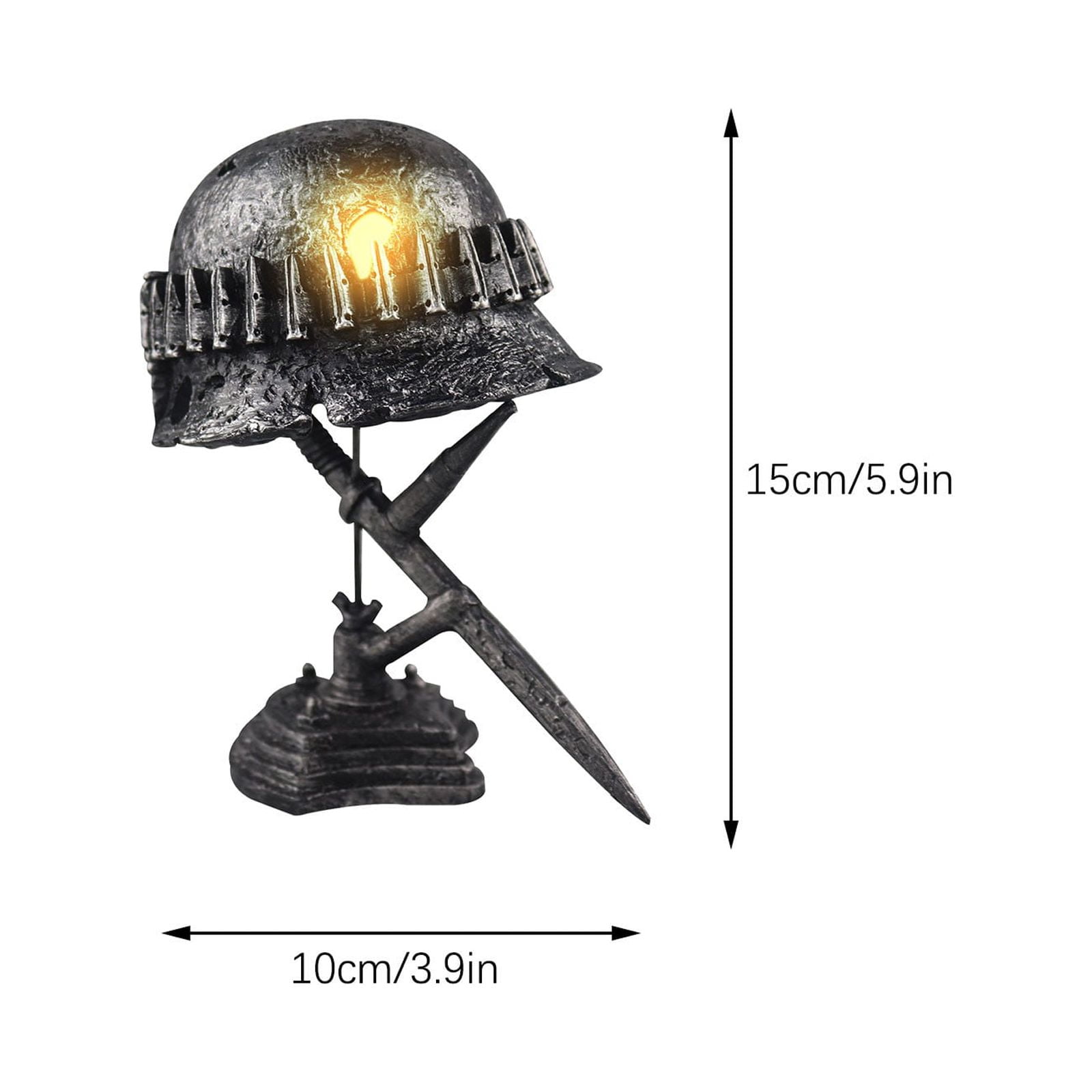 WRKEKC Room Decor Clearance War Lamp Table Lamp Statue Made From Wwii ...