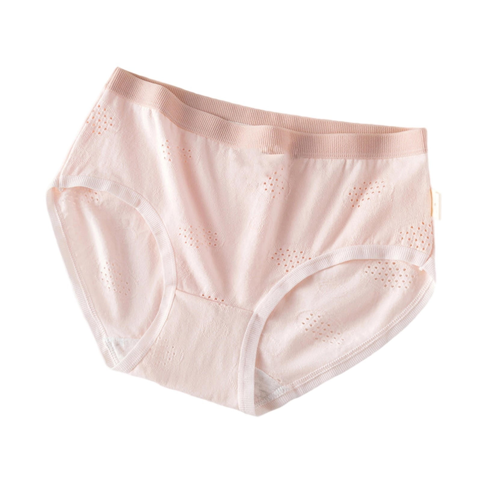 WRKEKC Seamless Underwear for Women Cotton Mid Low Waist Triangle ...