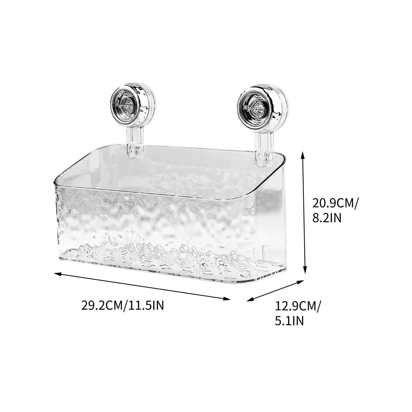 WRKEKC Storage Bins Light Luxury Style Glacier Pattern Suction Cup ...