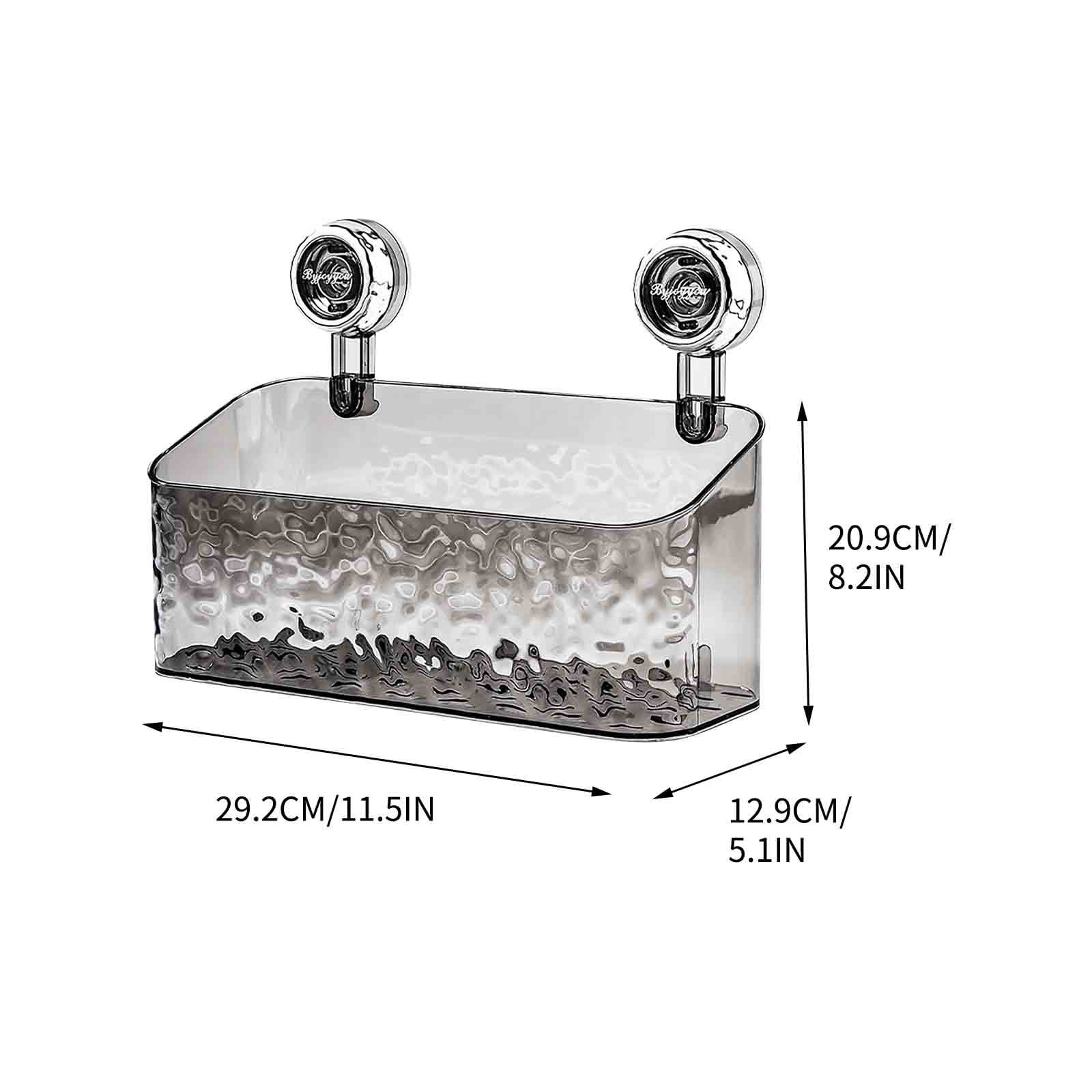 WRKEKC Storage Bins Light Luxury Style Glacier Pattern Suction Cup ...