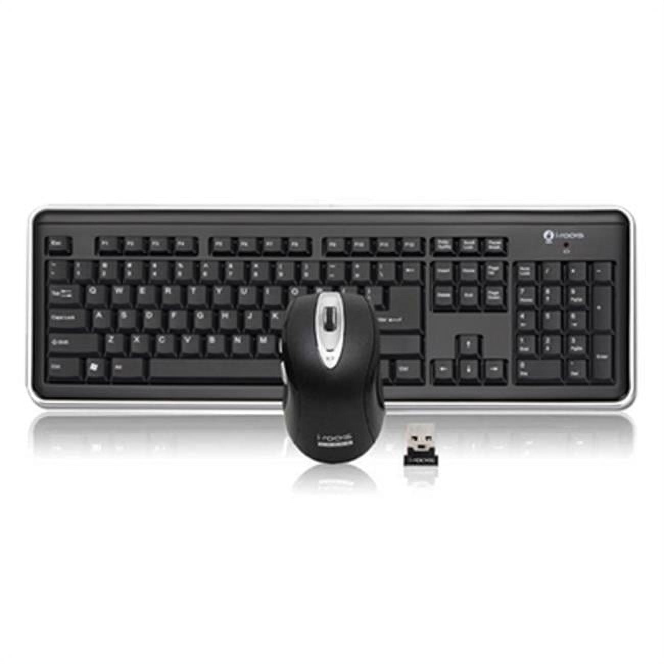 WRLS KEYB LASER MSE BLK 2.4G UNIQUE SHAPE FOR MAXIMUM COMFORT - Walmart.com