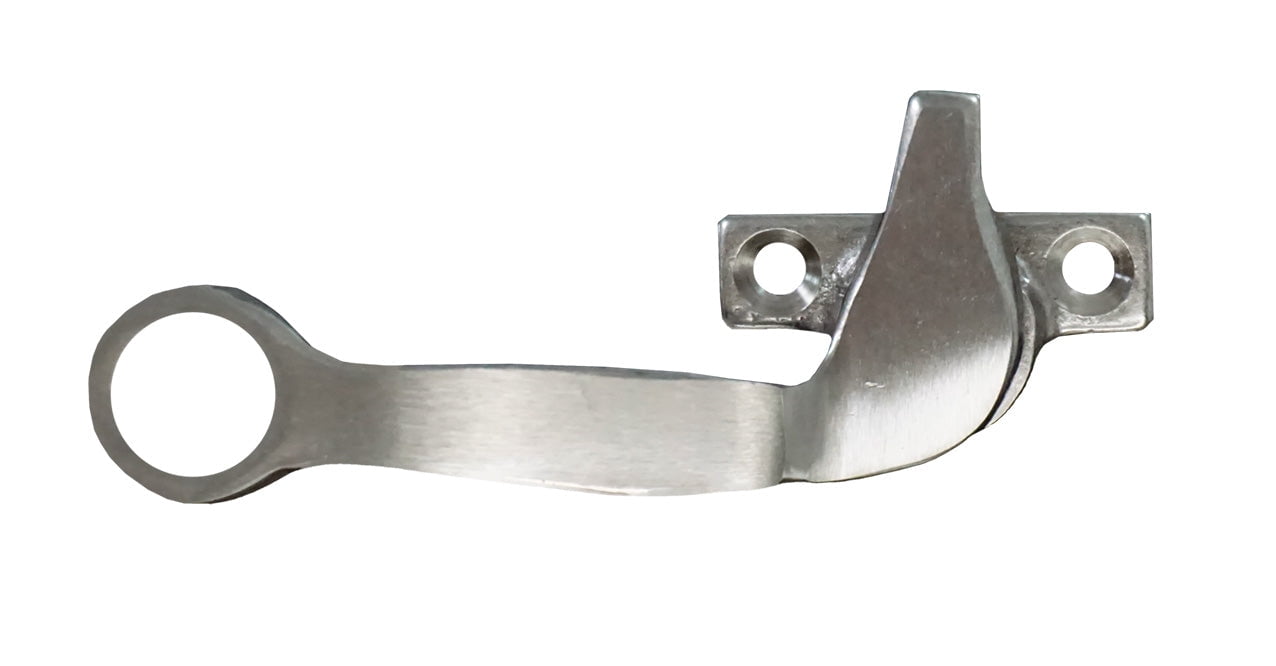 WRS 1.375" Right Hand Project-Out Handle with Pole Hole - White Bronze ...