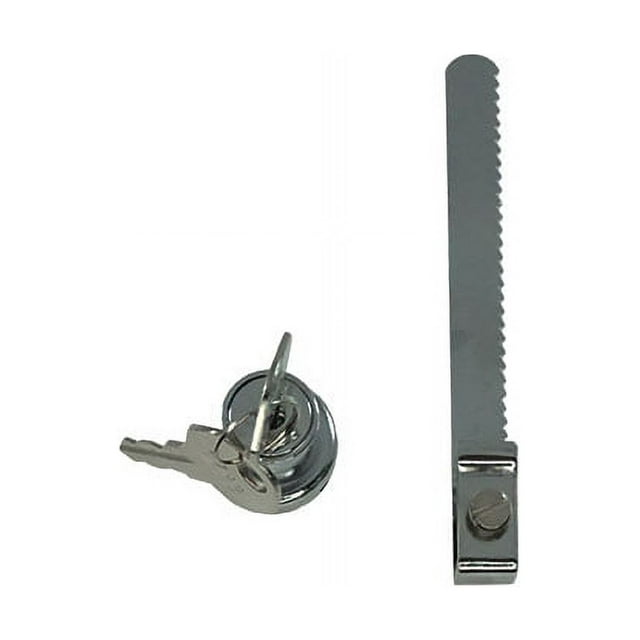 WRS Chrome Sliding Glass Door Lock - Keyed Alike - Walmart.com