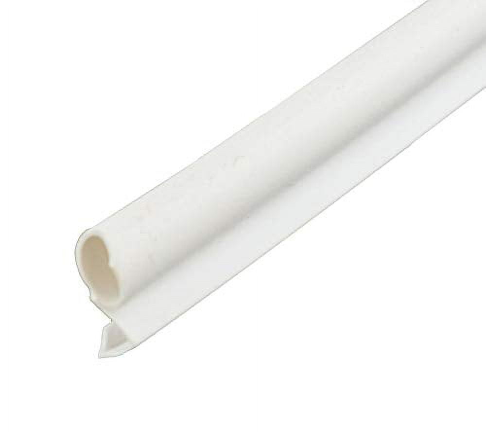 WRS White Push-In Extruded Bulb Seal Weather Stripping - 24 Ft Roll ...