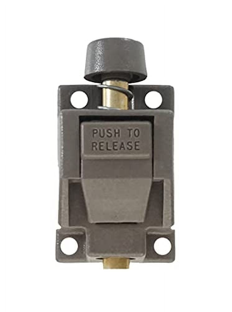WRS Wingless Secondary Patio Door Lock - Bronze - Walmart.com