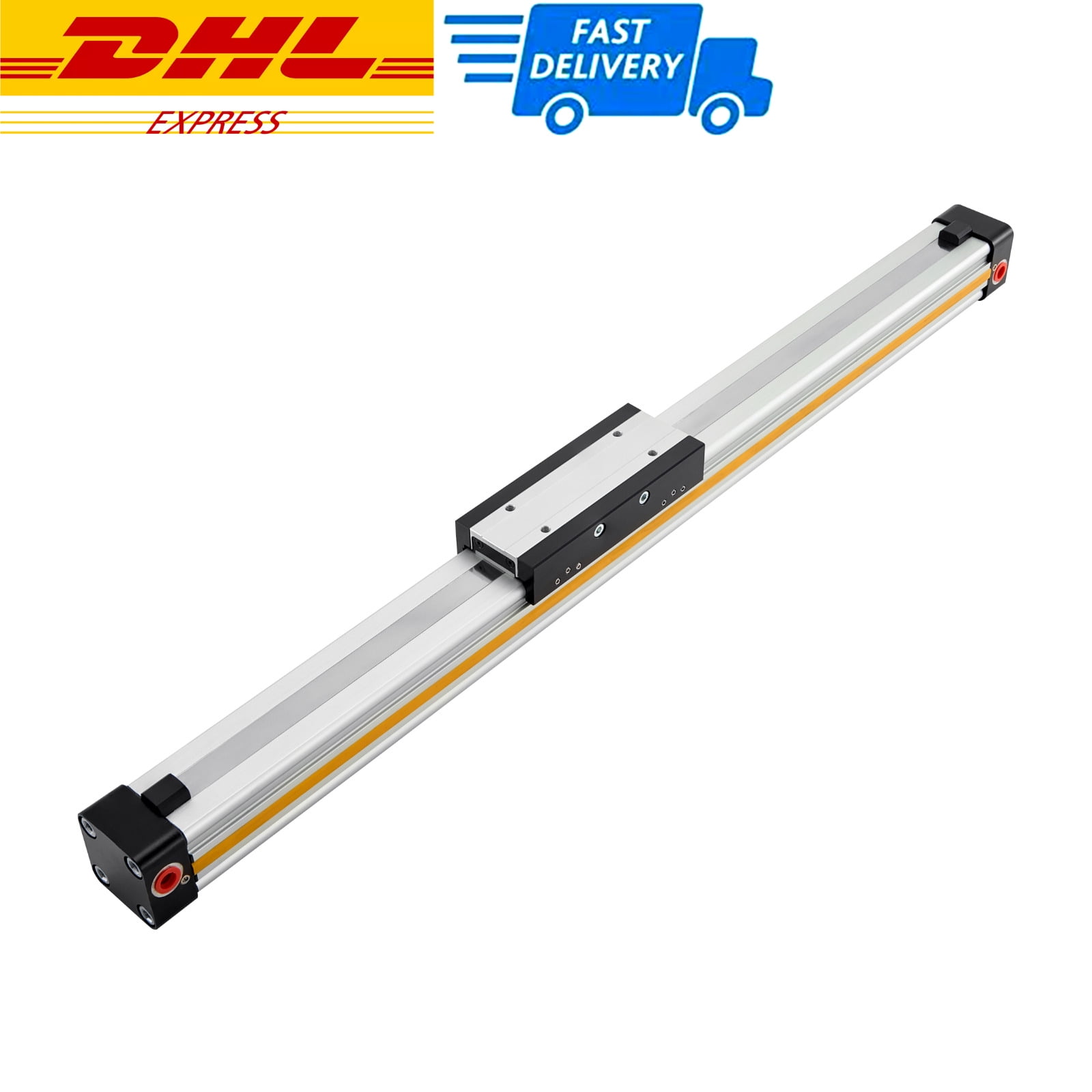 WRSTER-TECH OSP-P25-400 Mechanical 25mm Bore 400mm Stroke Pneumatic ...