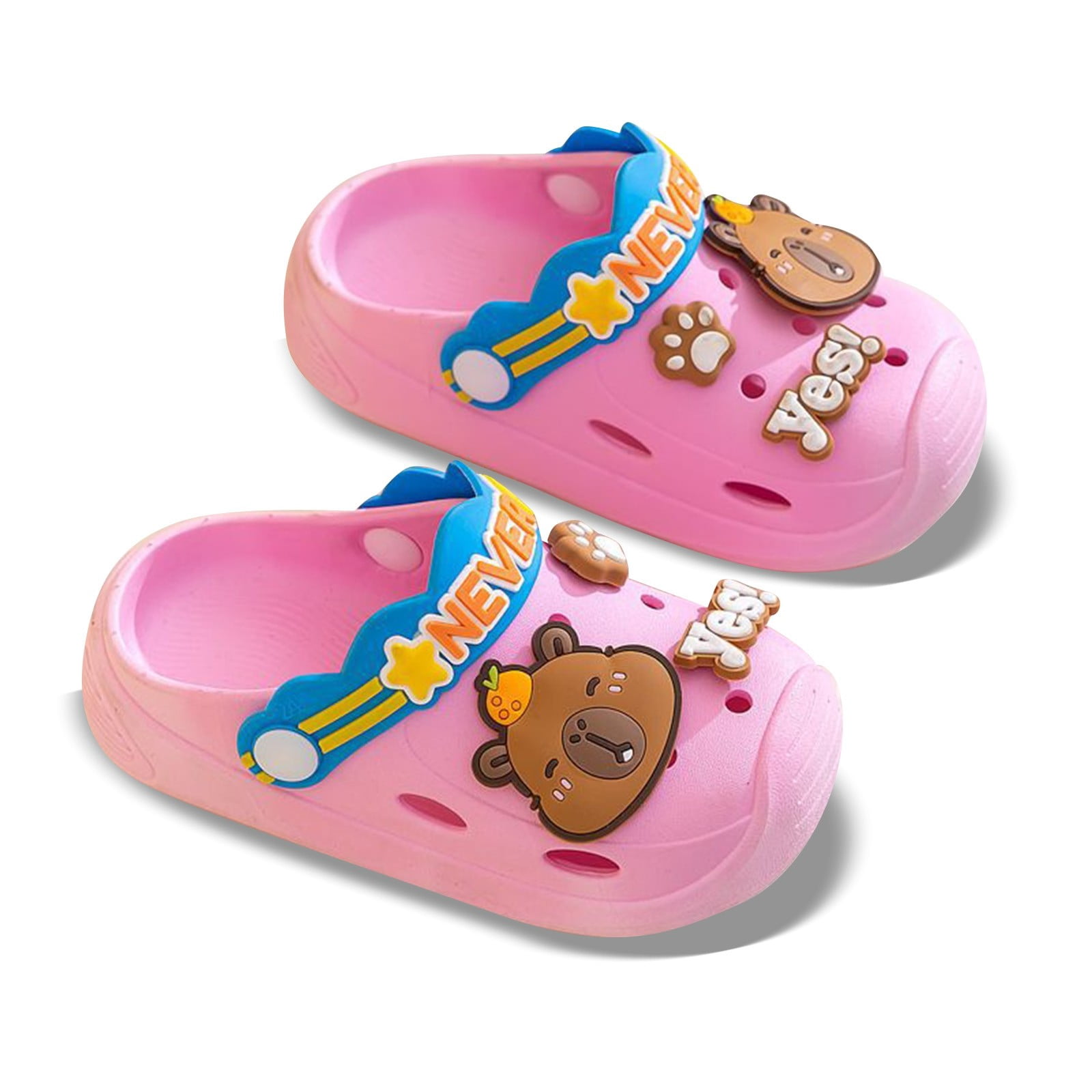 WRTFVZA Girls Boys Classic Garden Clogs Kids on Water Shoes Lightweight ...