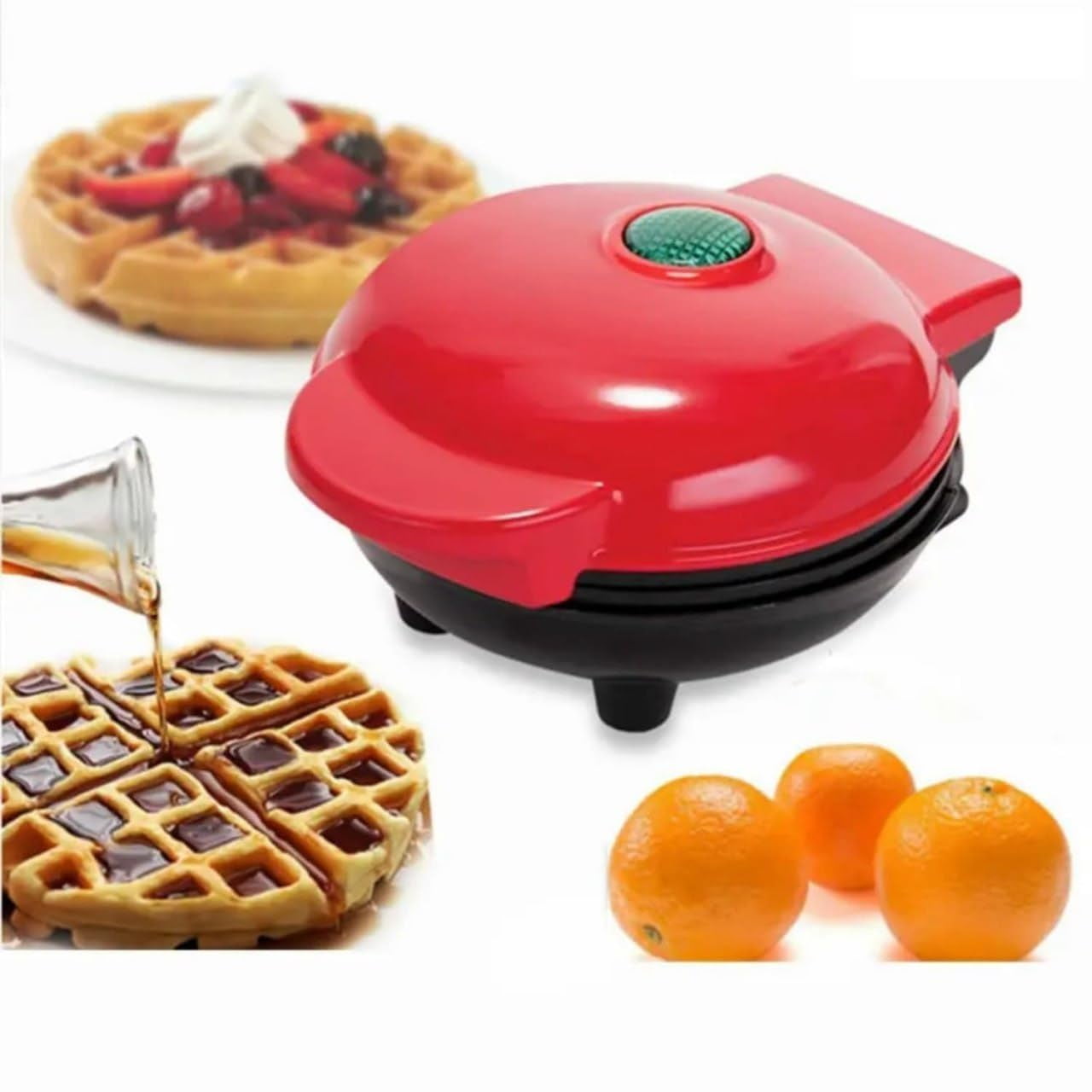WRUNJI Waffle Maker Machine Electric NonStick Waffles Maker Iron for ...