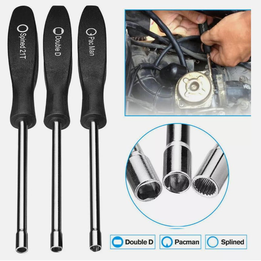 WRWolf 3-Piece Carburetor Adjustment Tool Set for Poulan/Husqvarna ...