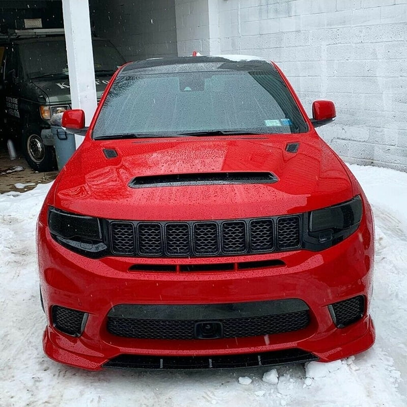 WRWolf 3-Piece Front Bumper Lip Kit – Gloss Black ABS, Fits 2018-2020 ...