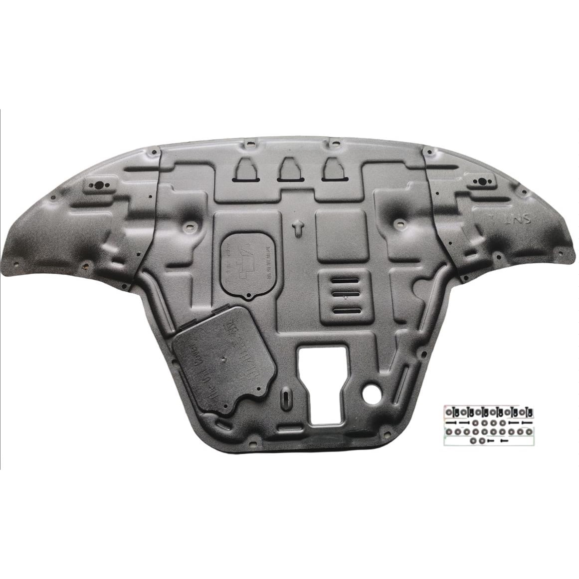 WRWolf Black Plastic Steel Engine Under Cover Splash Guard for Hyundai ...