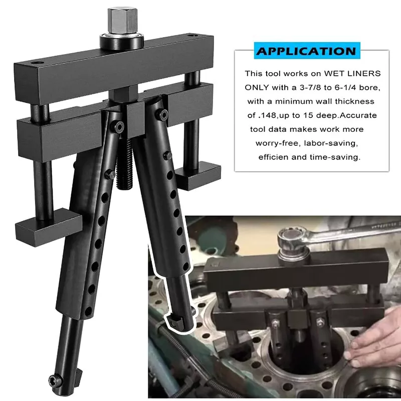 WRWolf Cylinder Liner Puller Tool, Steel Model PT-6400-C for ...