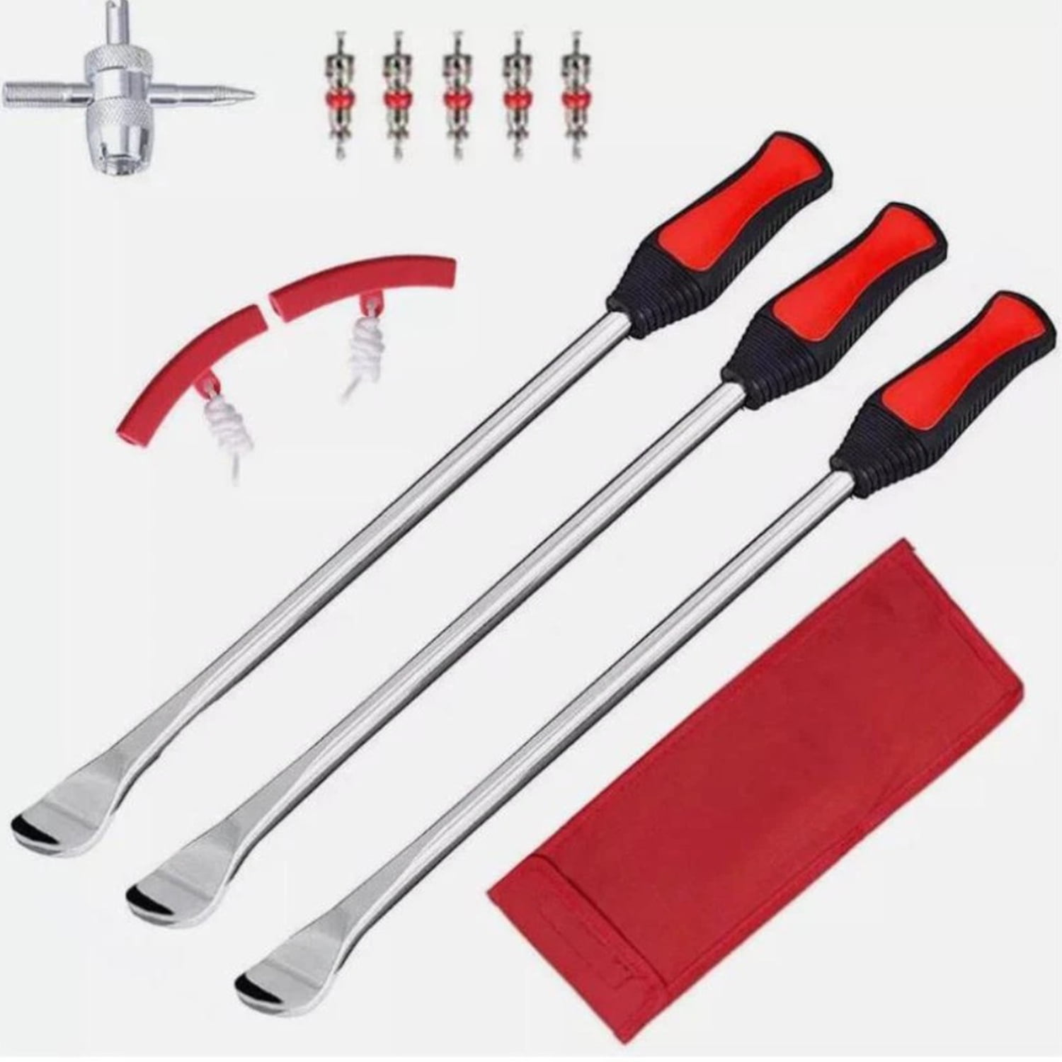WRWolf Tire Lever Iron Tool Kit,11.5 inch Steel,Professional Tire ...