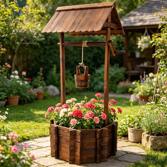 Shop Wishing Well Planters for Your Patio Garden & Outdoor Decor