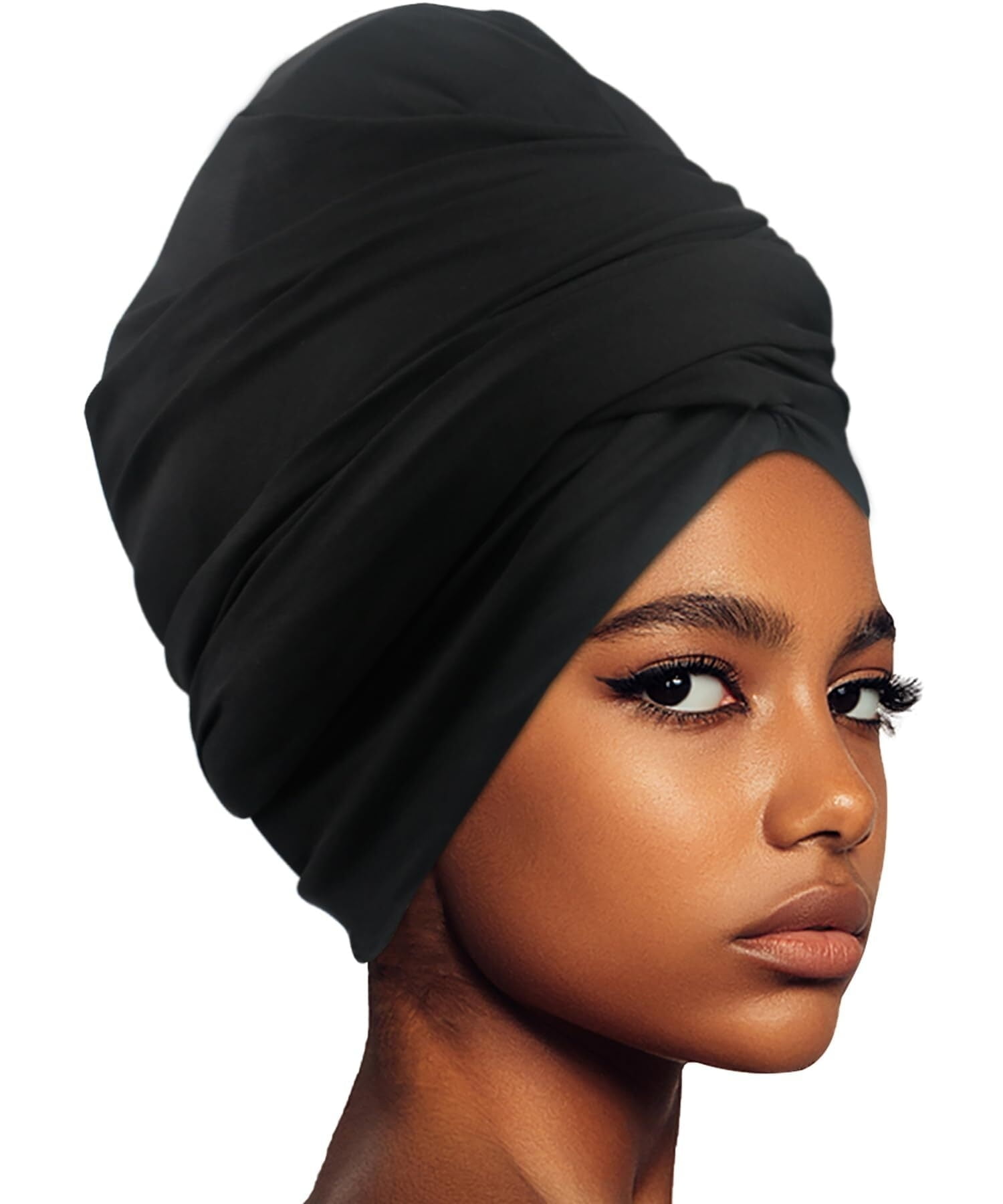 WRY Extra Large Swim Turban for Women Unisex Waterproof Silicone Lined ...