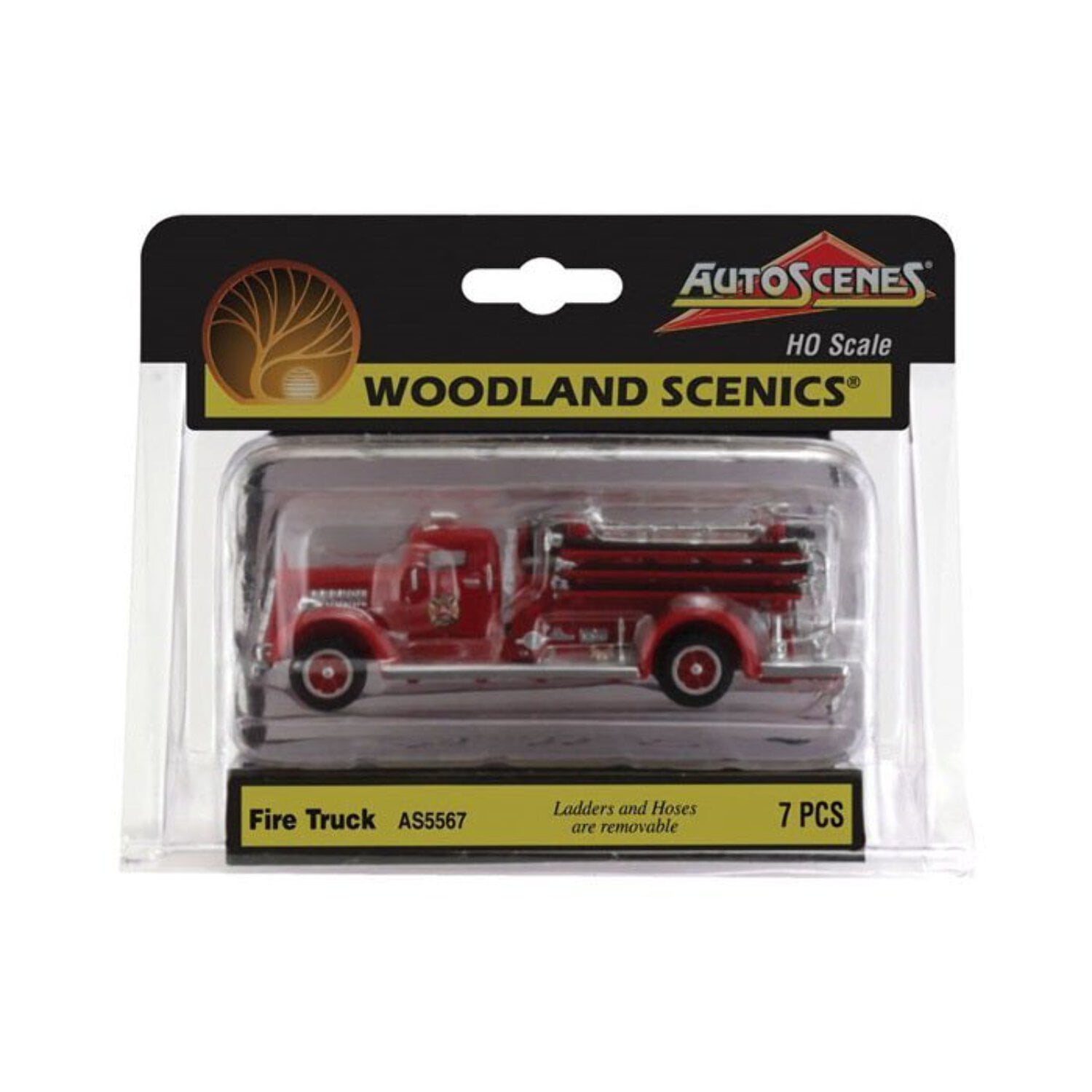 WS 5567 HO Auto Scene Fire Truck - Walmart.com