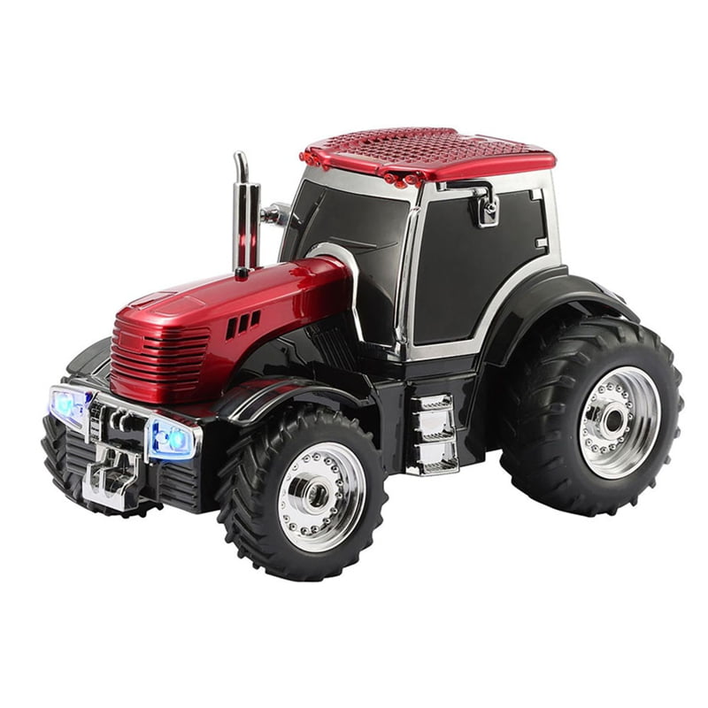WS-560 Tractor Wireless Bluetooth Speaker -LED Light Support TF Card FM Radio Stereo M y7830 ...
