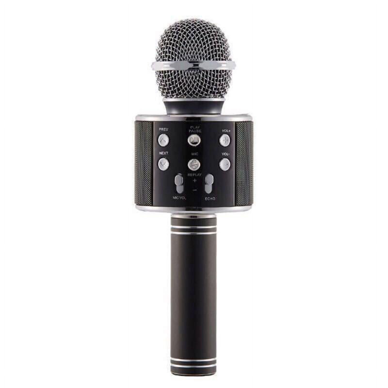 WS-858 Wireless Bluetooth Karaoke Handheld Microphone USB KTV Microfone Player Bluetooth Mic ...