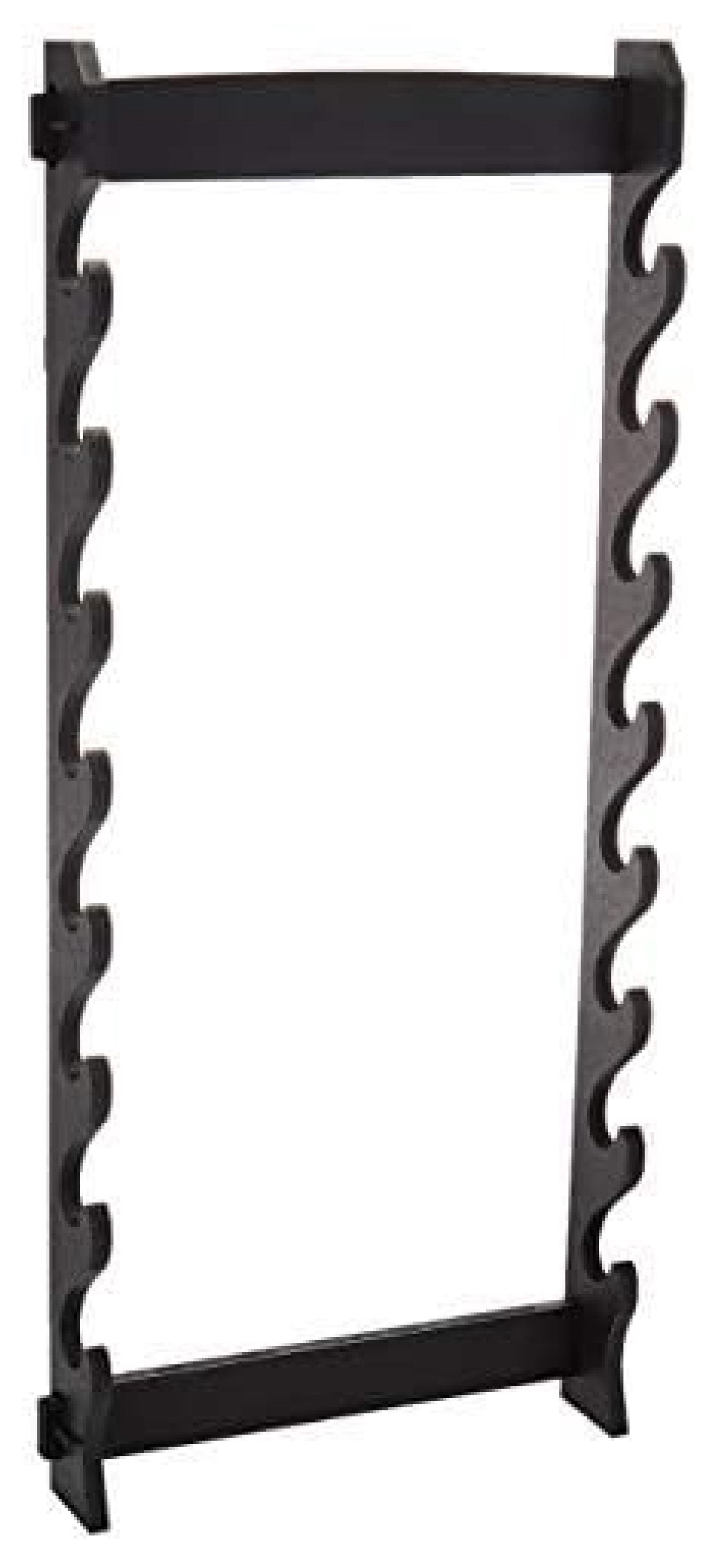 WS-8W 8-Tier Wall Mount Sword Stand, Black (Premium-New-Black ...