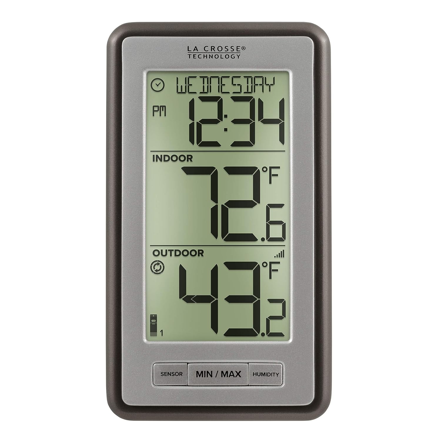 WS-9160UV3 Digital Indoor Outdoor Thermometer Wireless - Multi-Format ...