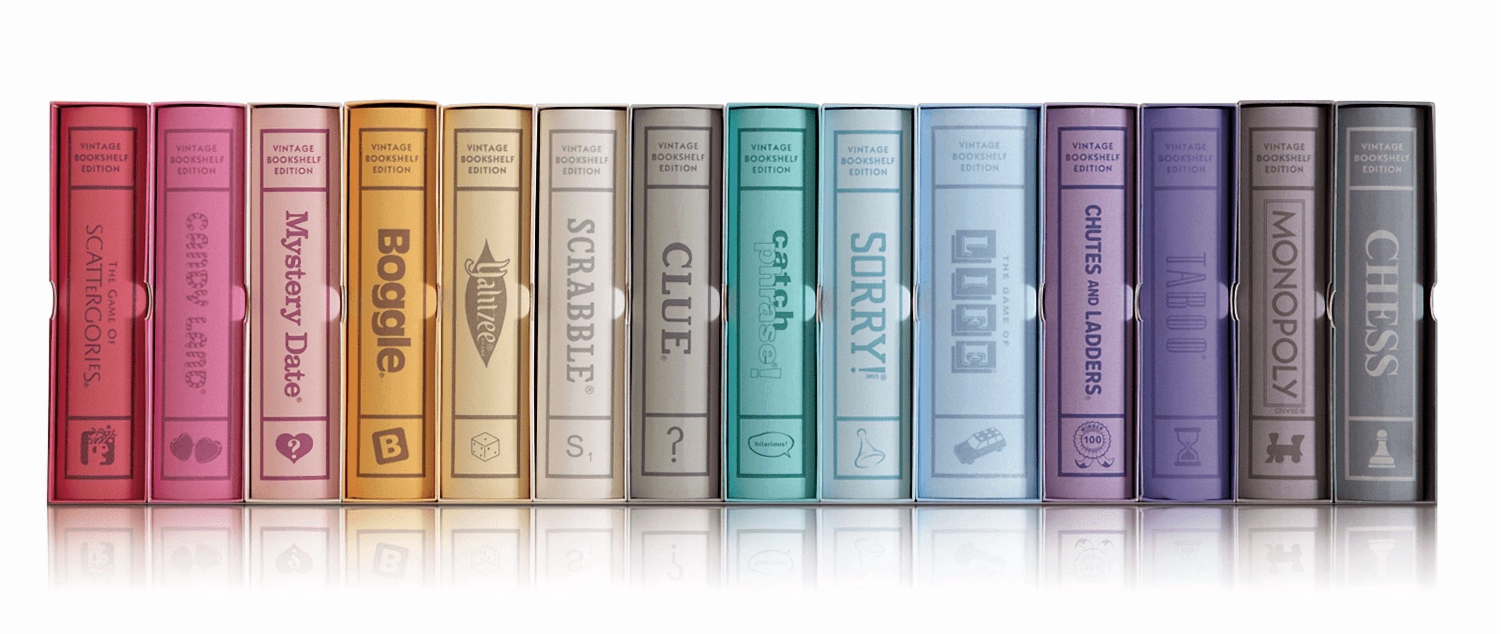 WS Game Company Collection of 14 Vintage Bookshelf Board Games ...