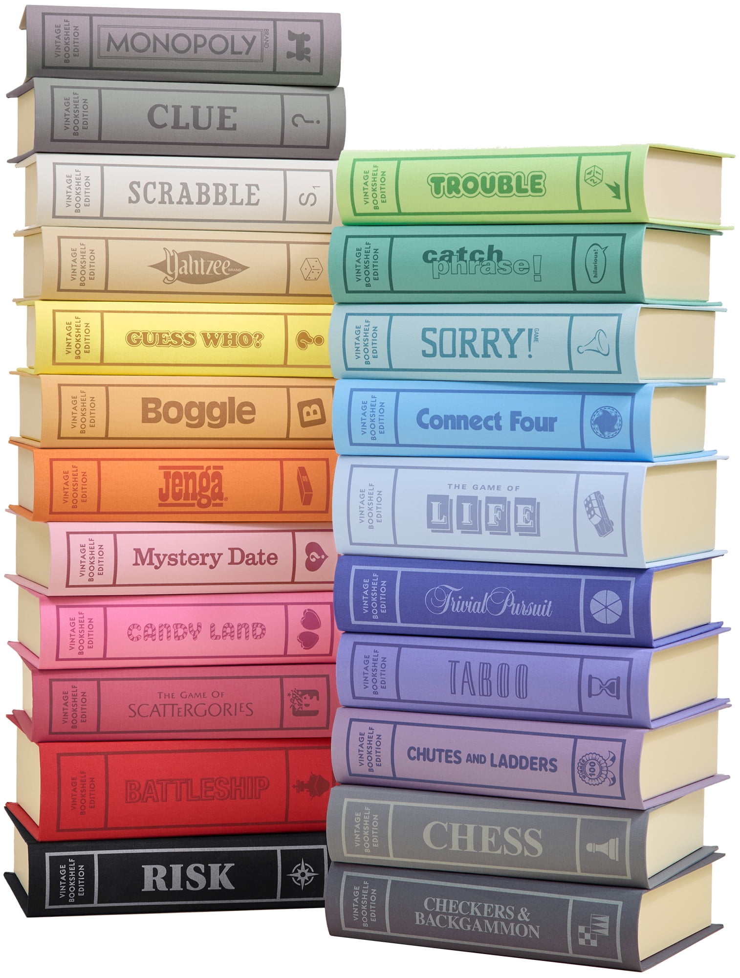 WS Game Company Complete Collection of 22 Vintage Bookshelf Board Games ...