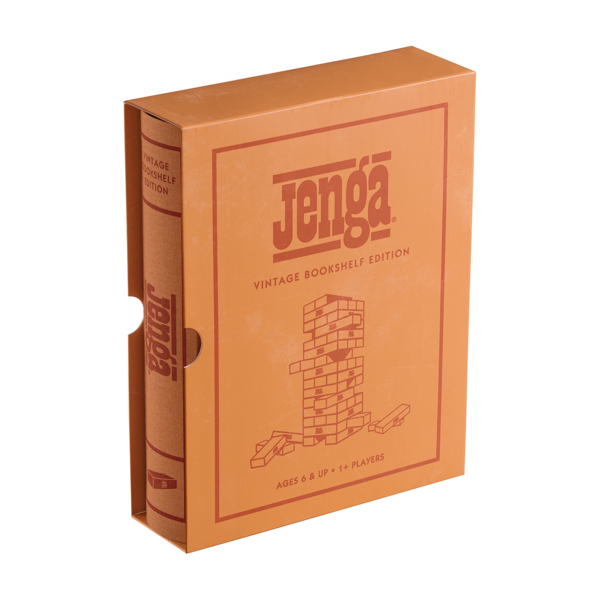 WS Game Company Jenga Vintage Bookshelf Edition - Walmart.com