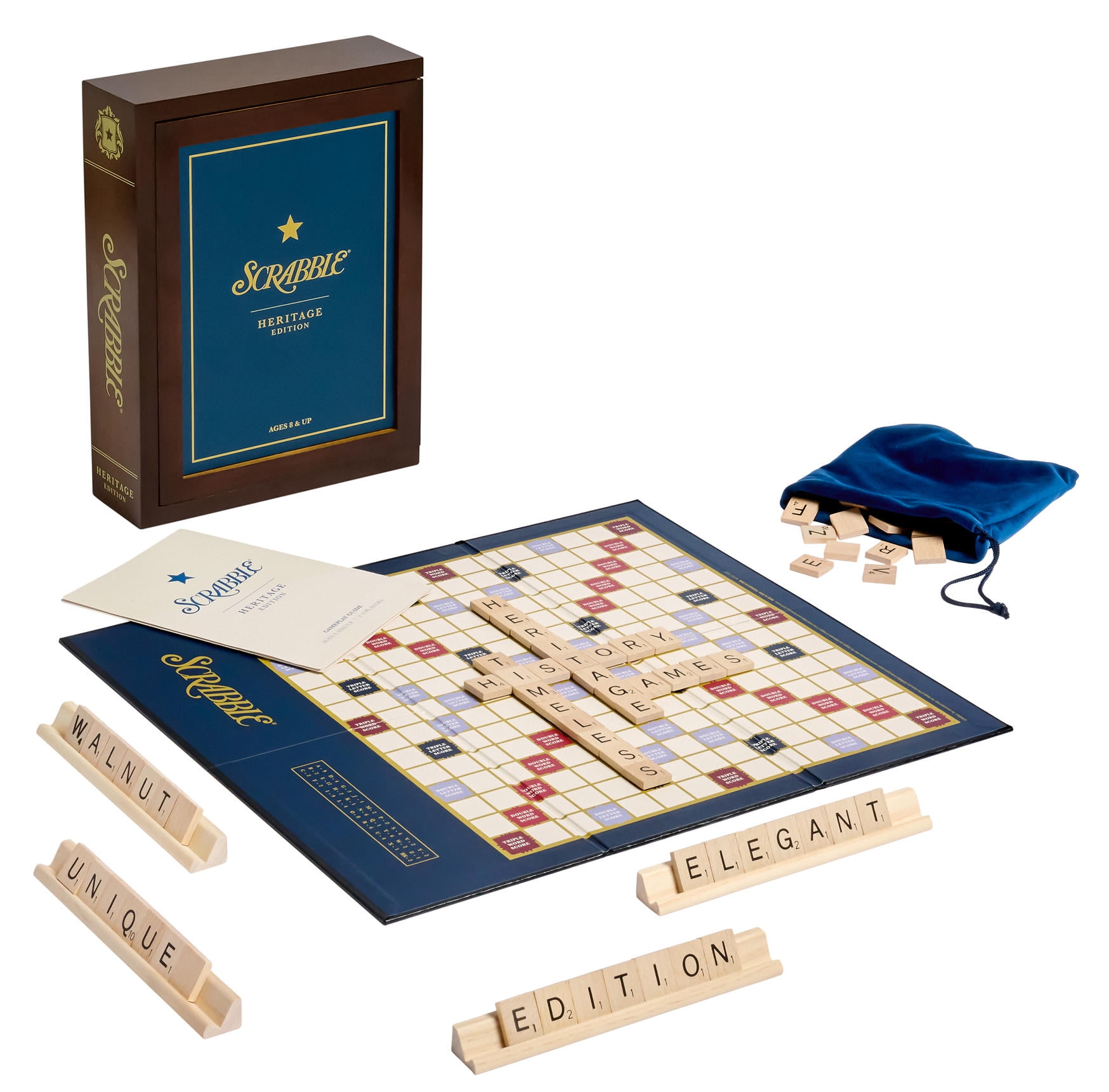 WS Game Company Scrabble Heritage Edition - Walmart.com