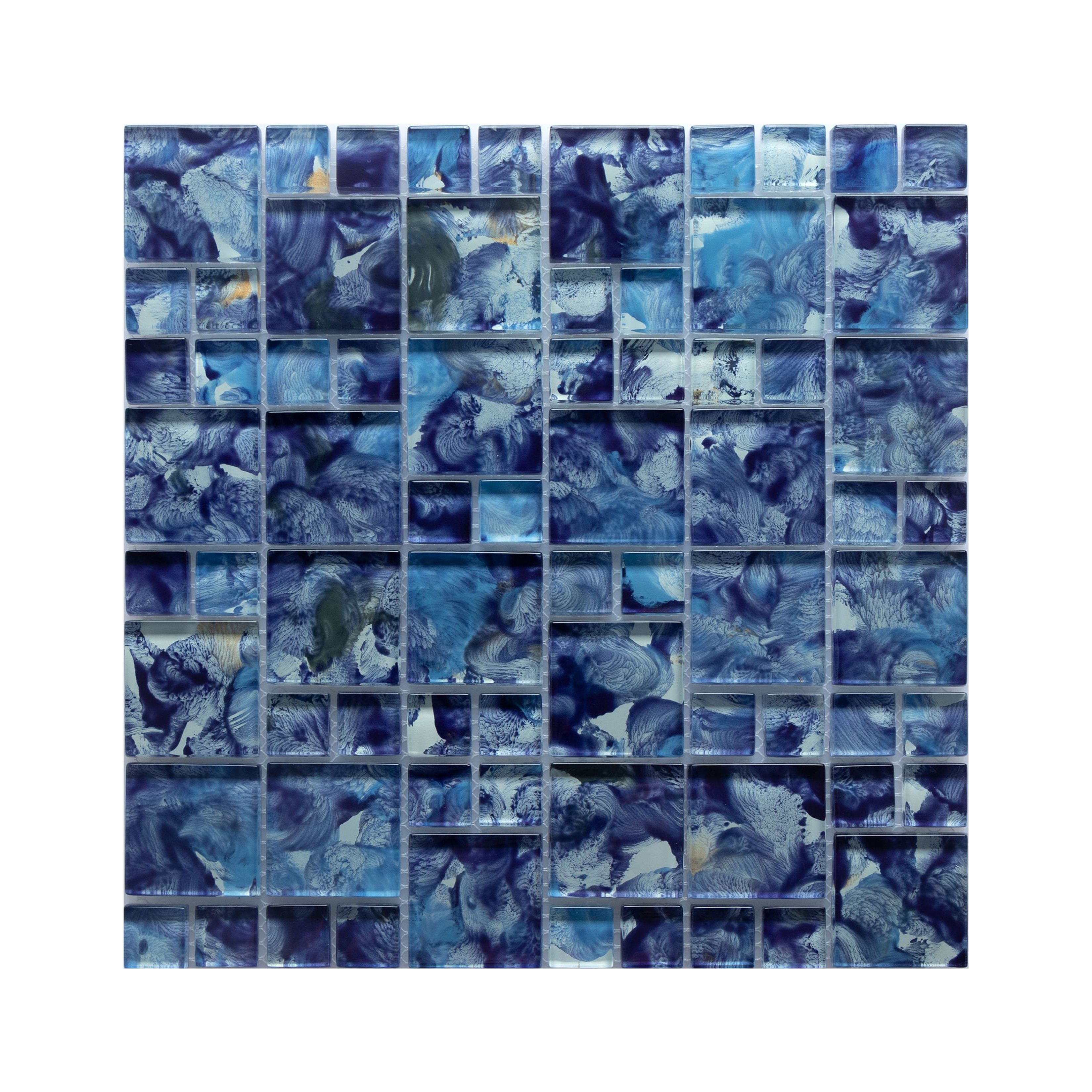 WS Tiles - Swimming Pool Pacific Blue 12 in. x 12 in. Versailles Glass ...