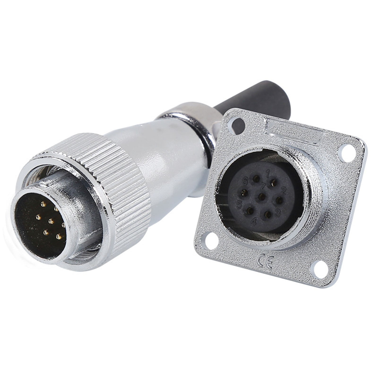 WS16 Installation Plug 7pin Aviation Panel Plug Socket Male& Female ...