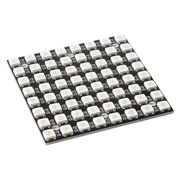 WS2812 LED 5050 LED 8X8 LED Module WS2812B 8X8 64 Bit Full Color 5050 ...