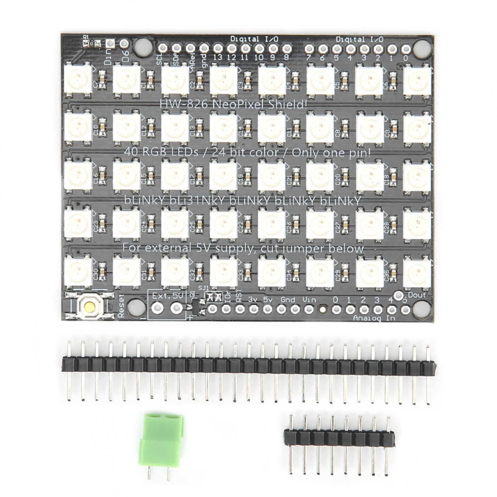 WS2812B 5050 Full Color Driver Integrated 40-Digit RGB LED Controller ...