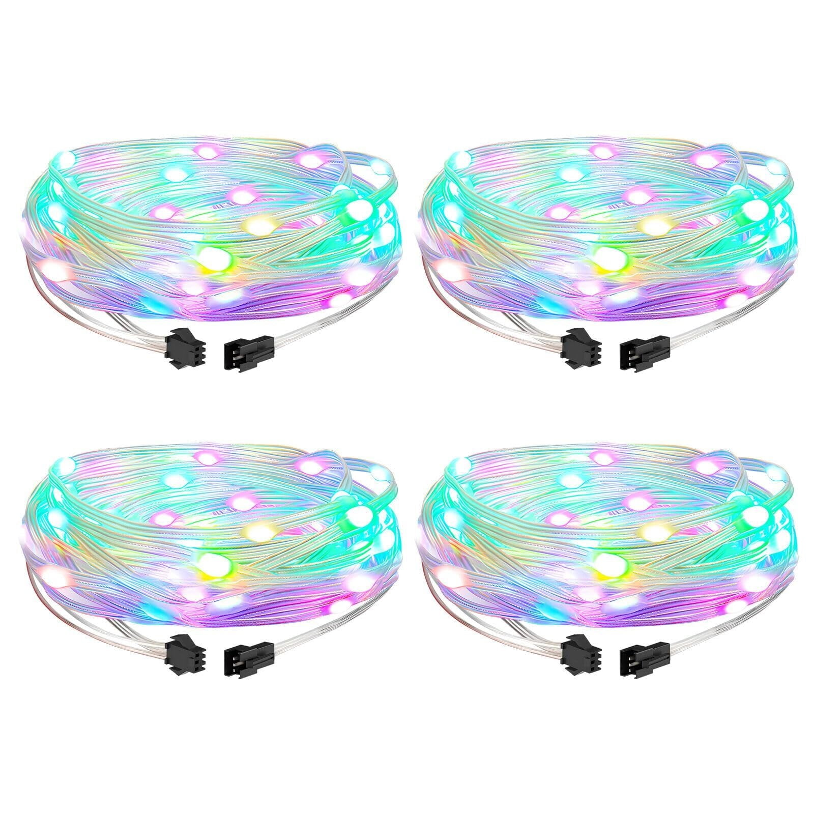WS2812B Fairy String Lights Addressable Individually RGB IC, PVC Wire ...