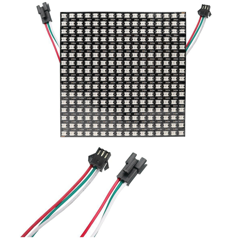 WS2812B RGB 16*16 Pixels Digital Flexible Dot Matrix Individually ...