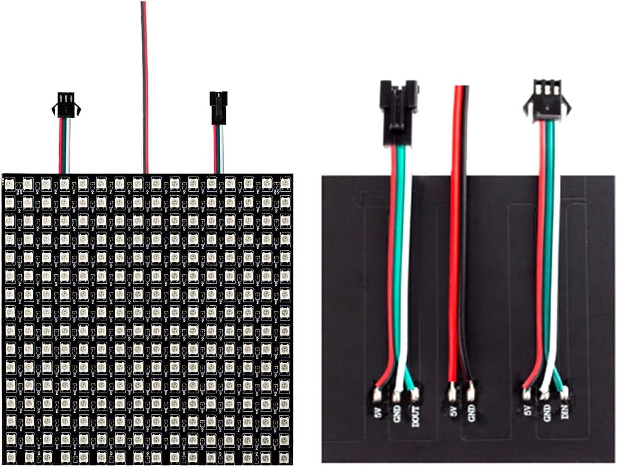 WS2812B RGB LED Digital Flexible Individually Addressable Panel Light LED Module Matrix Screen ...