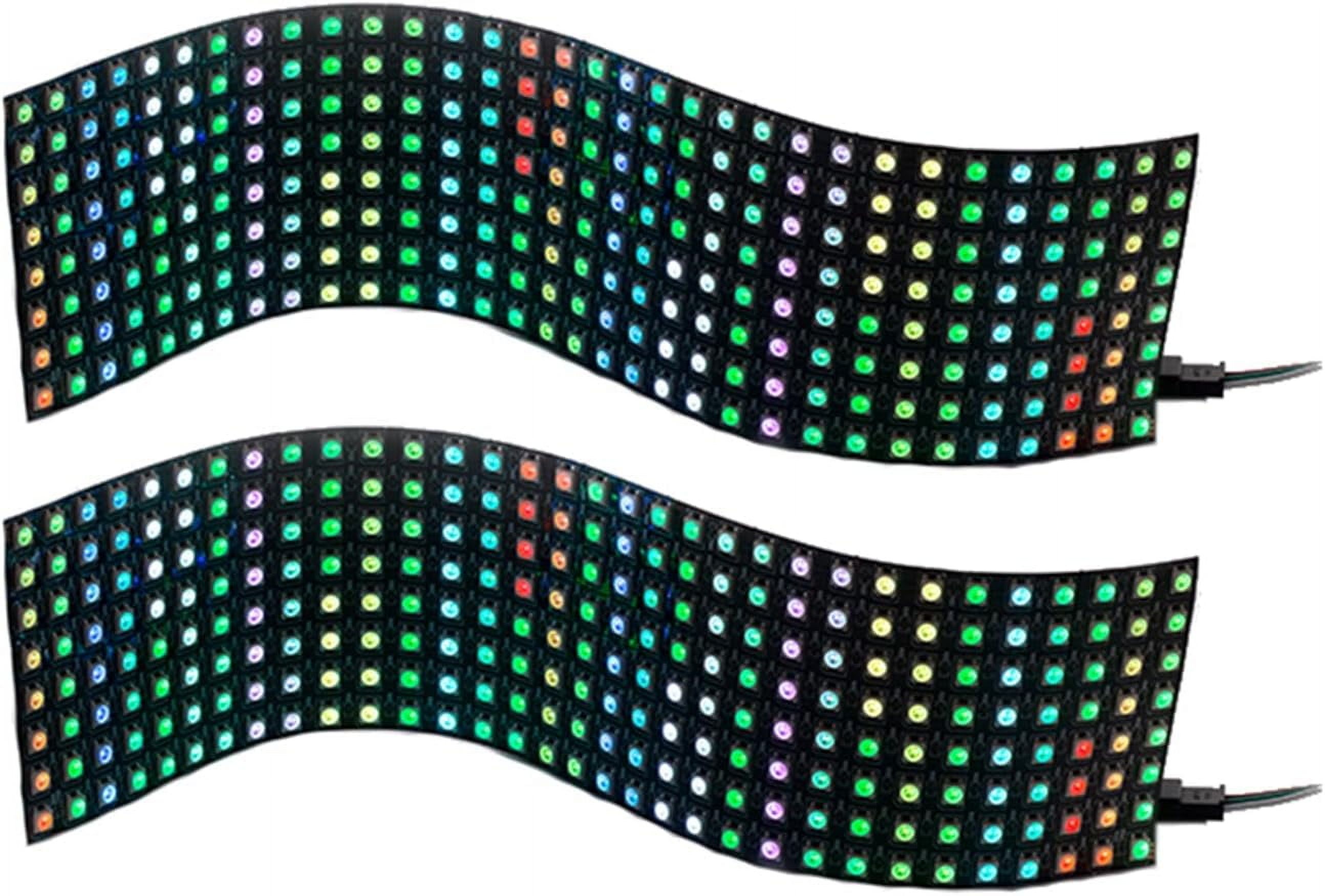 WS2812B RGB LED Digital Flexible Individually Addressable Panel Light LED Module Matrix Screen ...