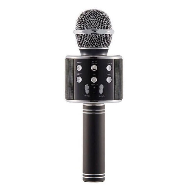 WS858 Bluetooth Wireless Karaoke Handheld Microphone- USB KTV Player ...
