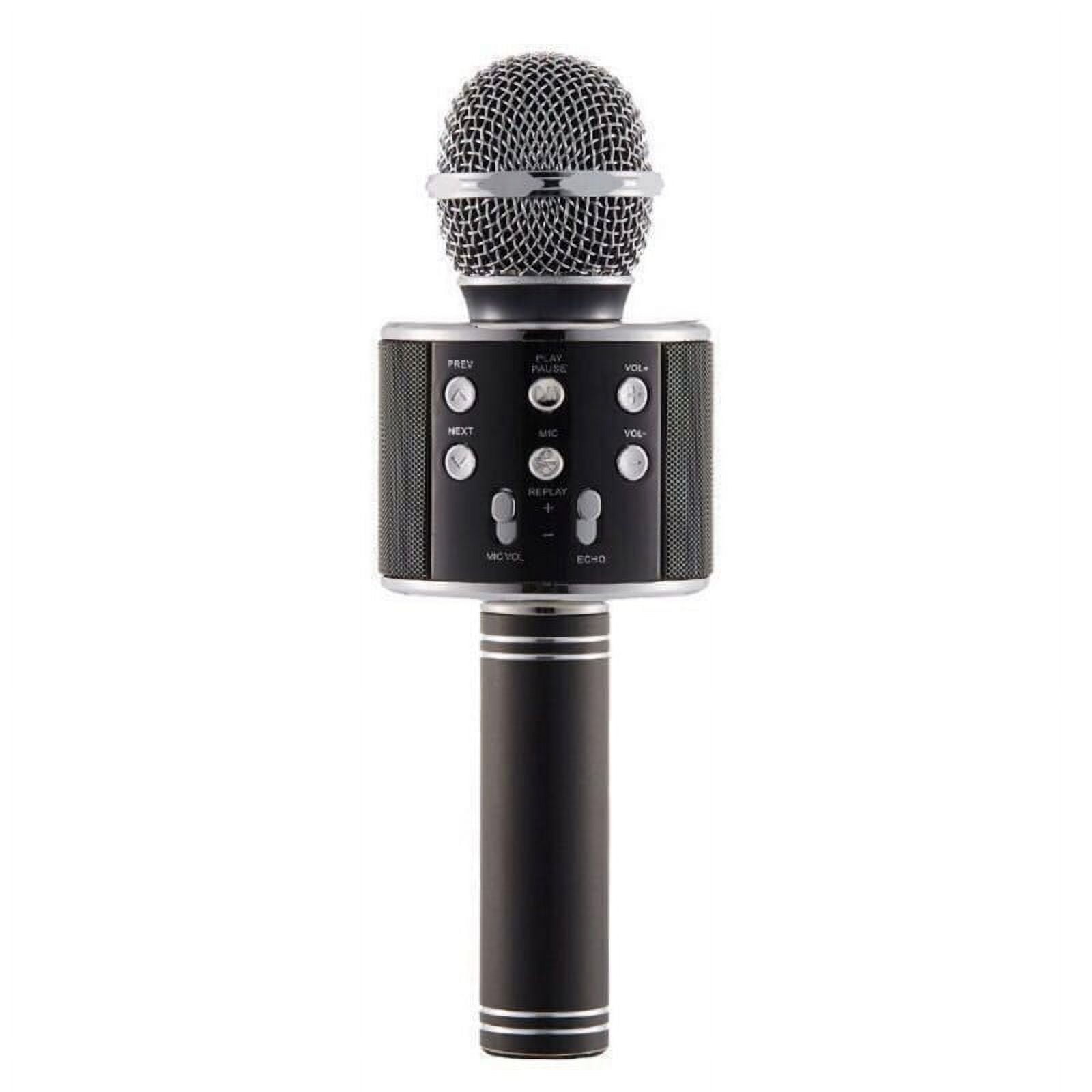 WS858 Bluetooth Wireless Karaoke Handheld Microphone USB KTV Player ...