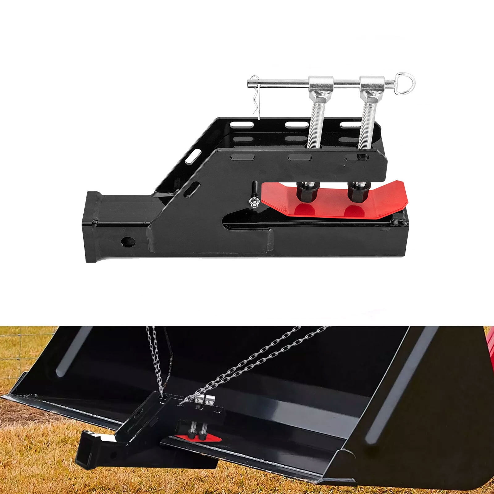 WSAYS Upgraded 2" Trailer hitch receiver For Kubota Deere Bobcat ...