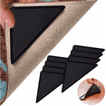 WSBArt 8 Pcs Anti-Sticky Rug Grippers, Non Slip, Triangle Design ...
