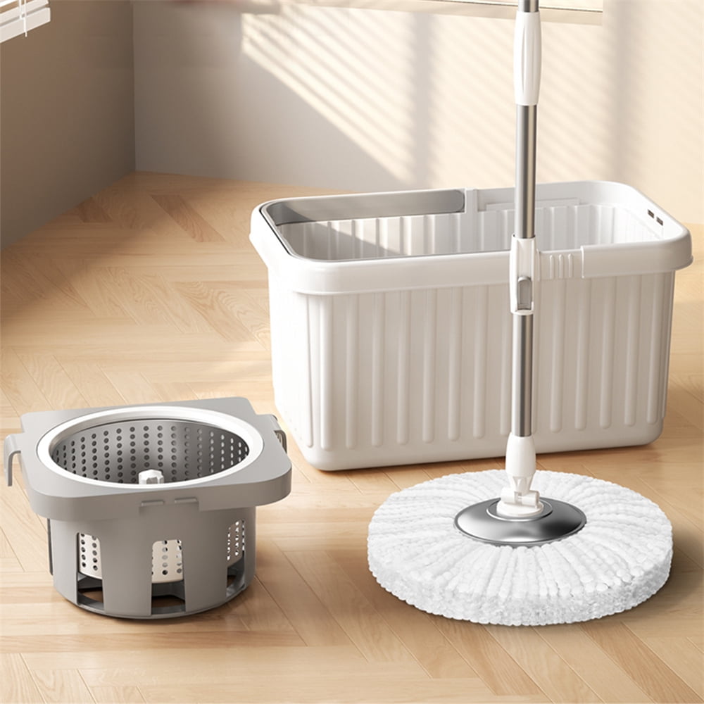 WSBArt Hands-Free Washing, Household Washing And Drying Set, Mopping Tool, Rotating Mop ...