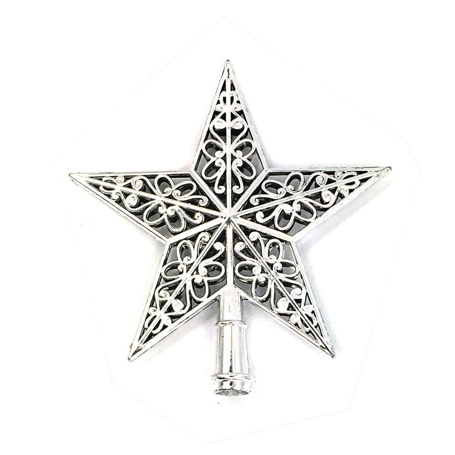 WSBDENLK Christmas Tree Top Sparkle Stars Hang Xmas Decoration Ornament ...
