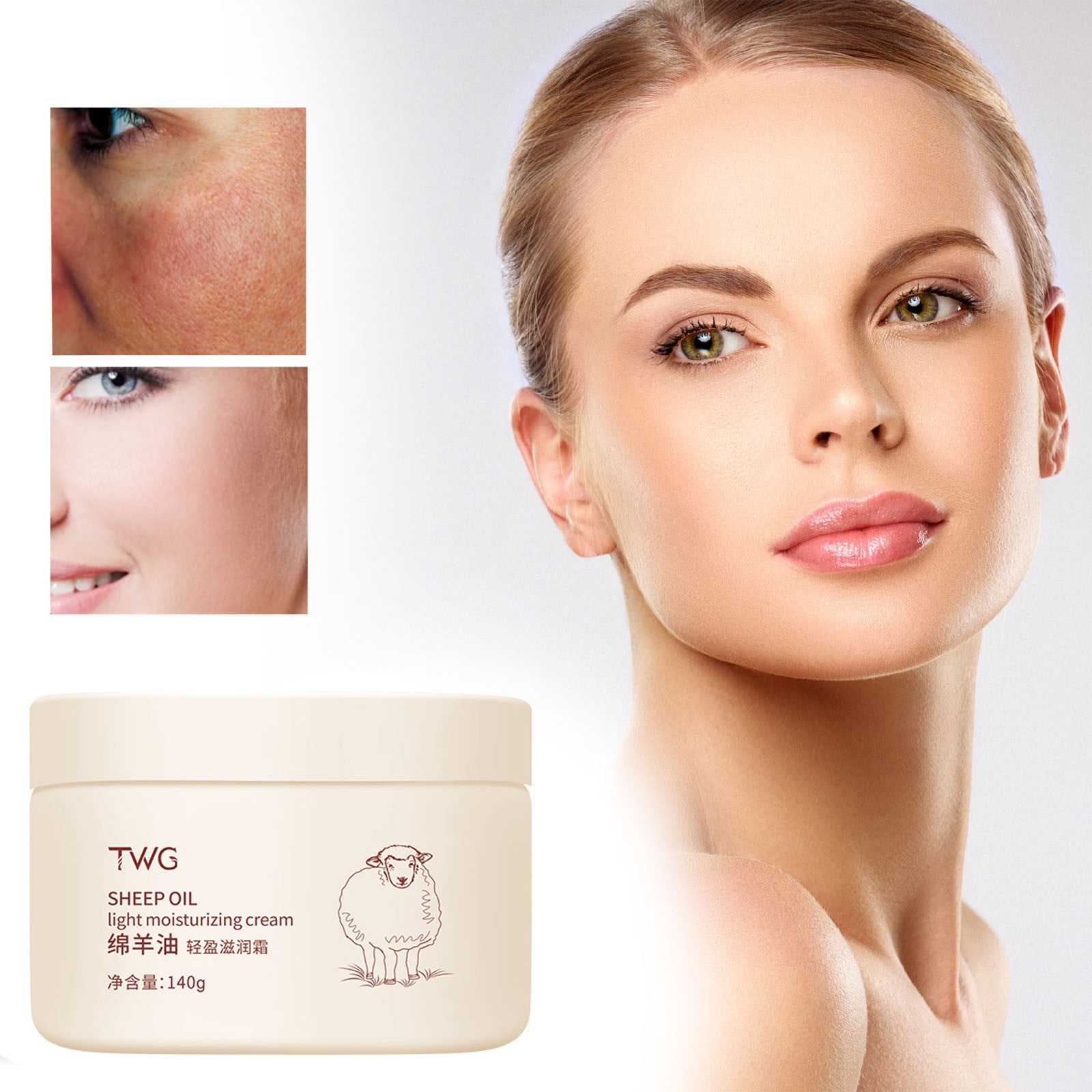 WSBDENLK Facial Cream Pure Natural Pollution-Free Green Moisturizing ...