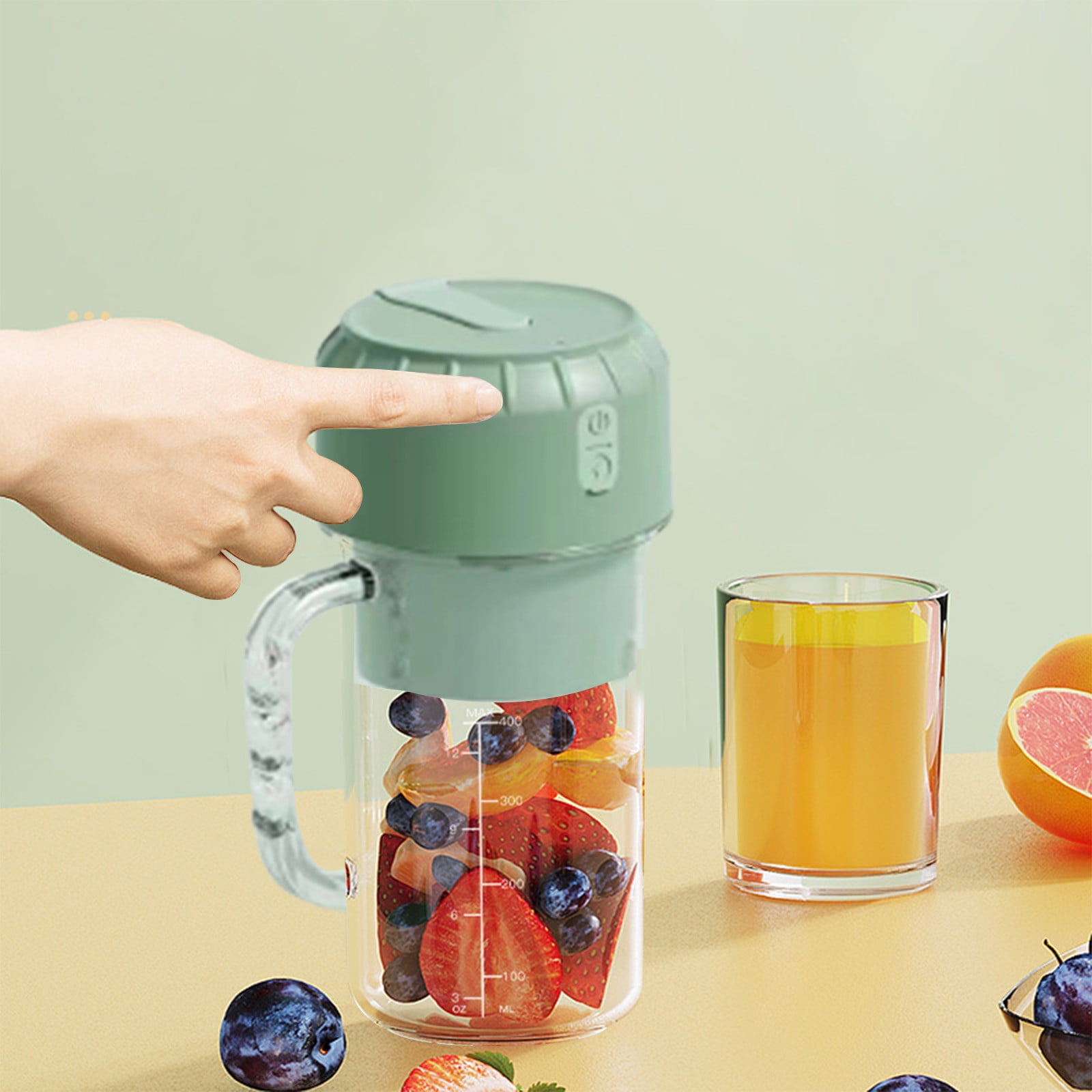 WSBDENLK Portabler with 3Ultra-Sharp Blades, Small for Shakes ,Usb ...