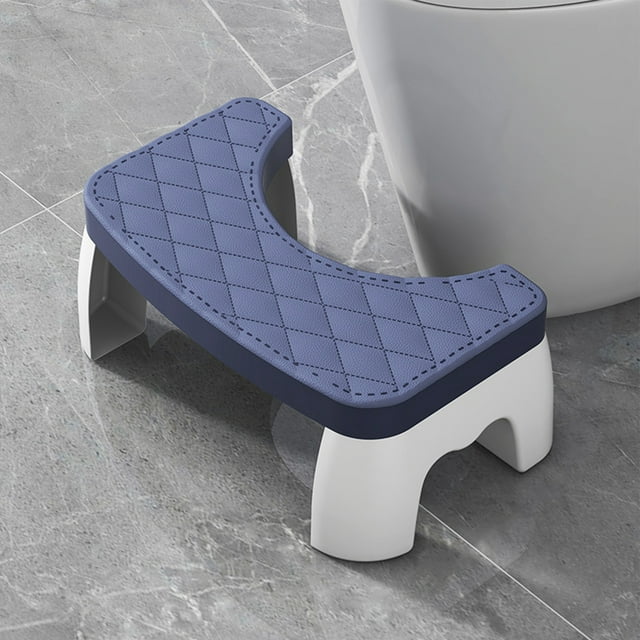 WSBDENLK Toilet Potty Stool for Adults, Heavy Duty Plastic Squatting ...