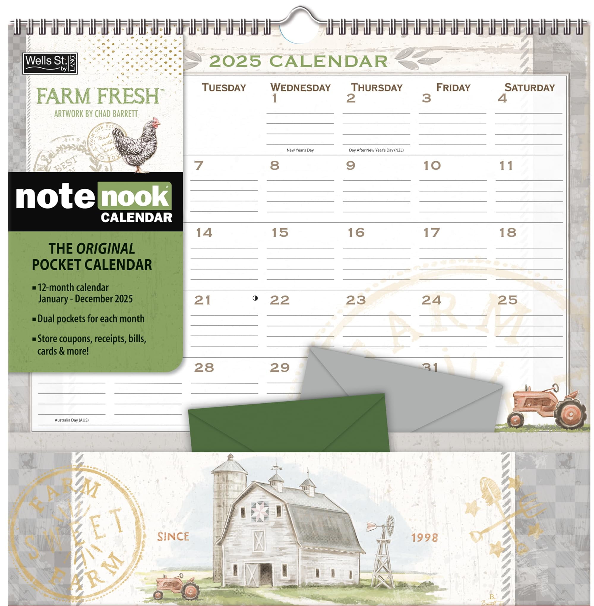 WSBL Farm Fresh 2025 Note Nook (25997007236) - Walmart.com
