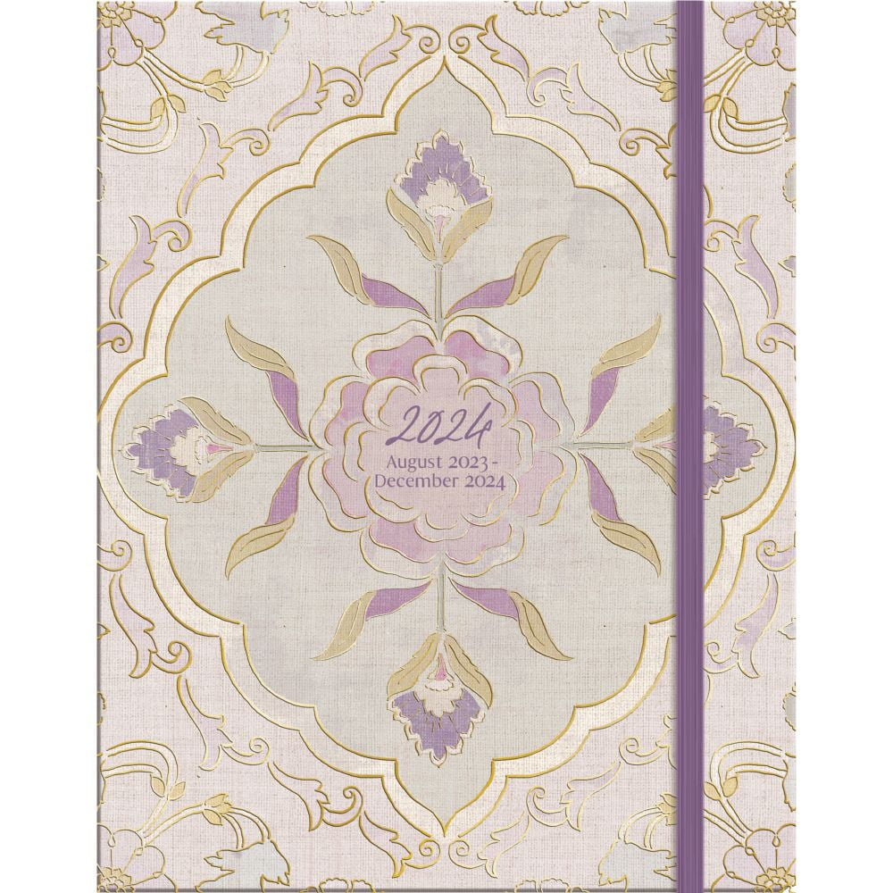 LANG WSBL Patina Vie 2024 Monthly Planner, Purple, Paper, 7.5 x 9.75 Inches, 17-Month Format ...